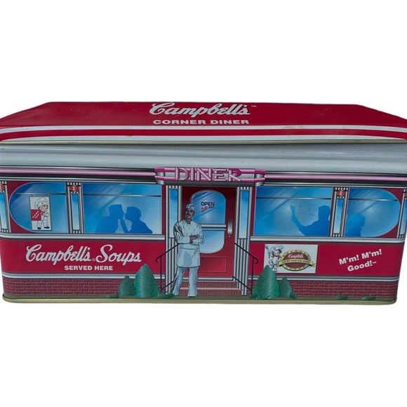 Vintage | Other | Vintage Campbells Soup Diner Container Tin | Poshmark